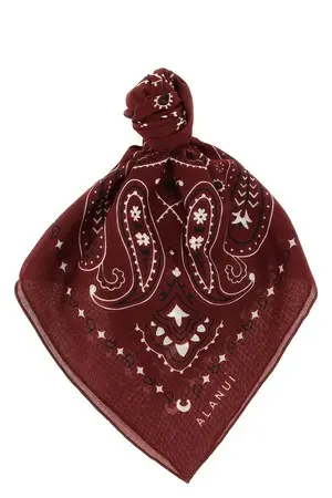 Alanui Bandana Paisley - Bordeaux