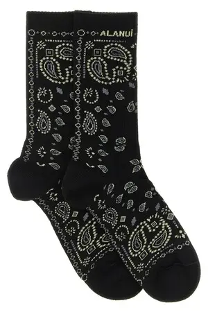 Alanui Bandana' Socks - Black