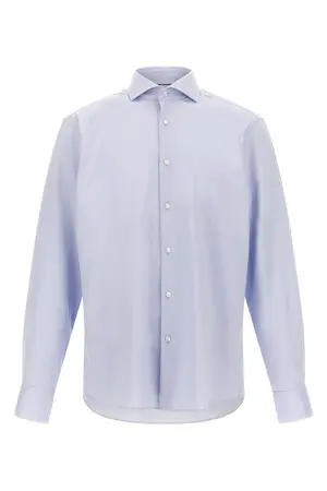 Hugo Boss Oxford Cotton Shirt - Light Blue