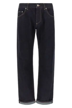 Dolce & Gabbana Dg Embroidery Jeans - Blue