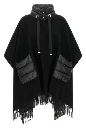 Herno Resort' Poncho - Black