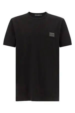 Dolce & Gabbana Metal Plate T-shirt - Black
