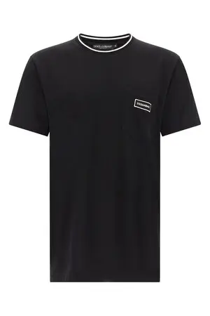 Dolce & Gabbana Logo Pocket T-shirt - Black