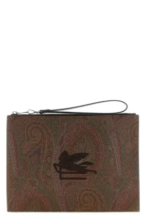 Etro Essential Arnica' Clutch - Brown