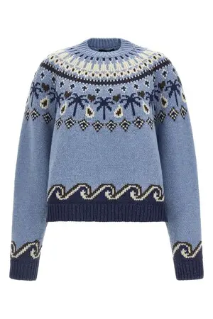 Alanui Sweet Winter' Sweater - Light Blue