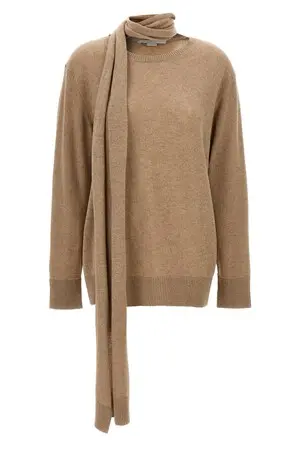 STELLA MCCARTNEY Scarf Detail Sweater
