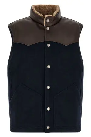 Brunello Cucinelli Paneled Vest - Blue