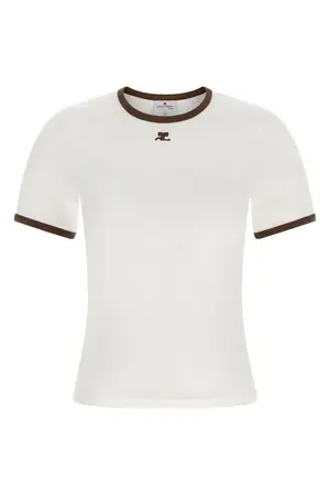COURREGES Signature Contrast' T-shirt