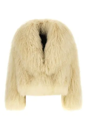 BLANCHA Mongolia Shearling Jacket - Beige