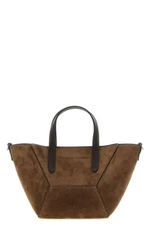 Brunello Cucinelli Bc Duo Mini Handbag - Brown