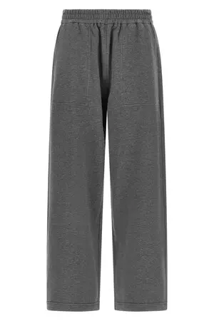 Brunello Cucinelli Wide Leg Joggers - Gray