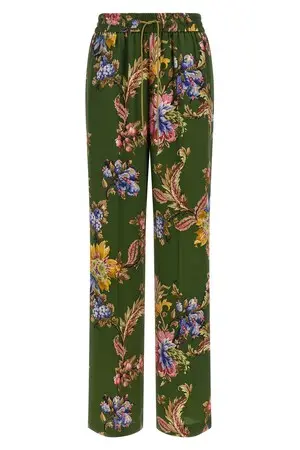 Etro Floral Print Trousers