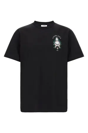 Casablanca T-shirt With 'hotel Emblem' Print