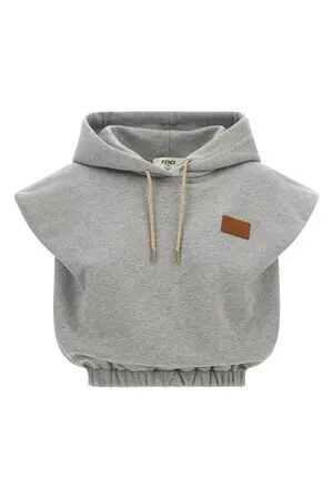 Fendi Essentia Sweatshirt Top - Gray
