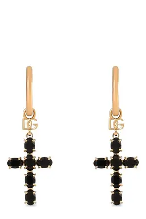 Dolce & Gabbana Creole Earrings - Black