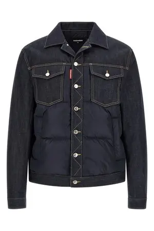 Dsquared2 Padded Hybrid Trucker Jacket