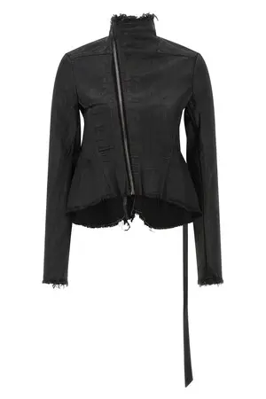 Rick Owens DRKSHDW Naska Gary Denim Jacket Black