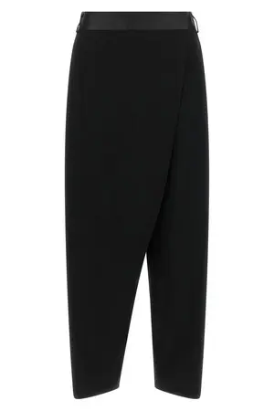 Alberto Biani Asymmetrical Panel Pants - Black