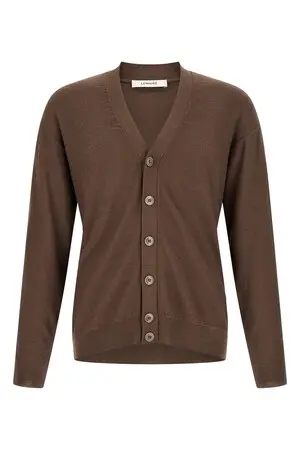 LEMAIRE Relaxed Twisted' Cardigan - Brown