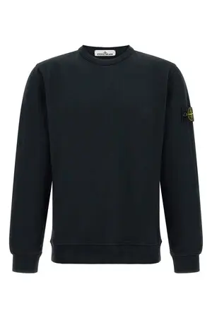 Stone Island Badge Sweatshirt - Blue