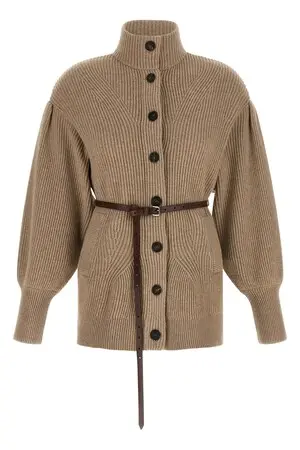 Brunello Cucinelli English Half-ribbed Cardigan