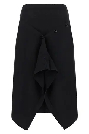 LEMAIRE Button Asymmetrical Skirt
