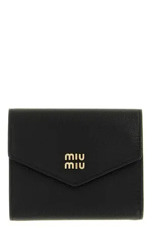 Miu Miu Compact Wallet - Black