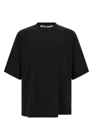 Palm Angels Logo Print T-shirt - Black