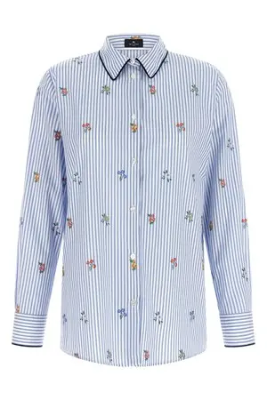 Etro Floral Embroidery Shirt