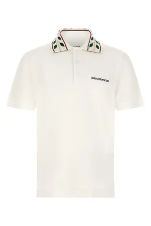 Casablanca Laurel' Polo Shirt - White