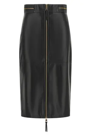 Elisabetta Franchi Leather Skirt