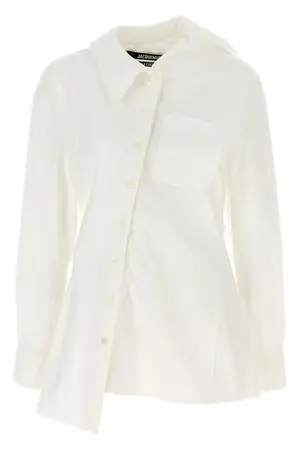 Jacquemus La Chemise Pablo Cotton Shirt - White