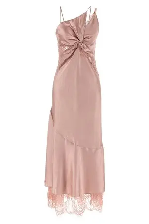 Pinko Satin And Lace Dress