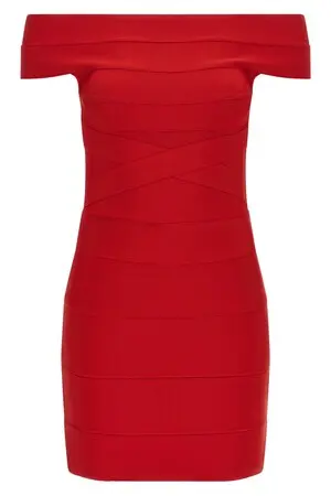 ROTATE BY BIRGER CHRISTENSEN Cross-band Mini Dress
