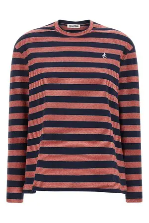 JIL SANDER Striped Long-sleeve T-shirt - Multi