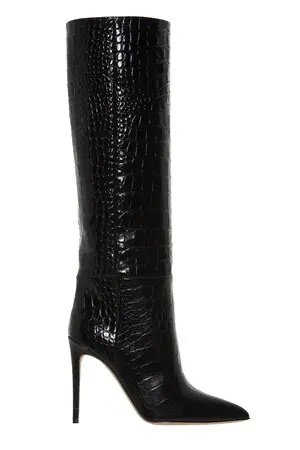 Paris Texas Crocodile Print Stiletto Boots