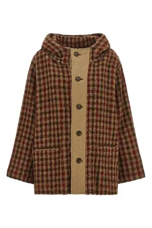 R13 Houndstooth Check Jacket