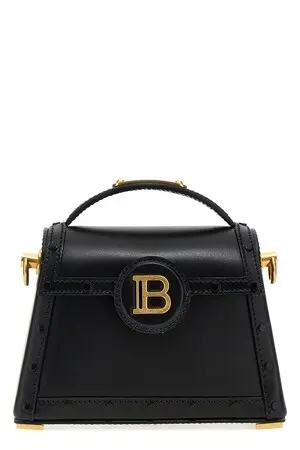 Balmain B-buzz Dynasty Leather Handbag
