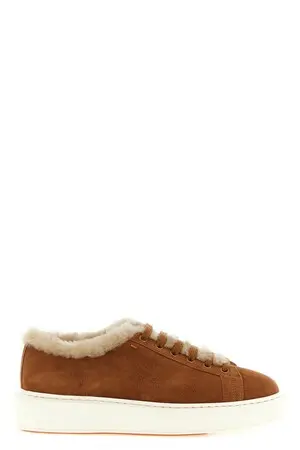 Santoni Cleanmount Suede Sneakers