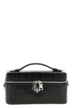 Tory Burch Charlie' Vanity Case Crossbody Bag - Black