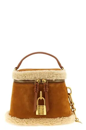 Balmain Pulse Vanity Handbag - Brown