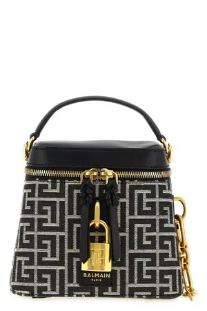 Balmain Pulse Vanity Handbag - White/black