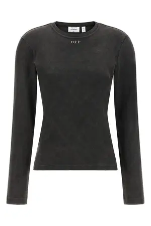 Off-White Off Stamp' T-shirt - Black