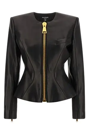 BALMAIN Leather Jacket