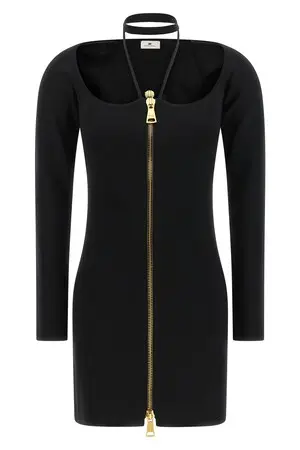 Elisabetta Franchi Fabric Stitch Knit Dress