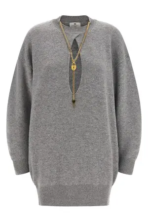 Elisabetta Franchi Necklace Dress