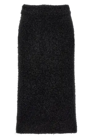 BALENCIAGA Tweed Midi Skirt
