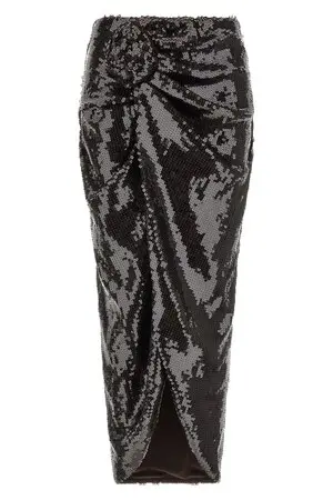 ROTATE BY BIRGER CHRISTENSEN Sequins Knot Skirt - Brown