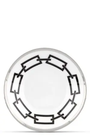GINORI 1735 Catene' Plate ⌀ 11 Cm - White/black