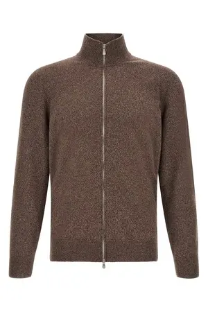 BRUNELLO CUCINELLI High Neck Cardigan With Zip